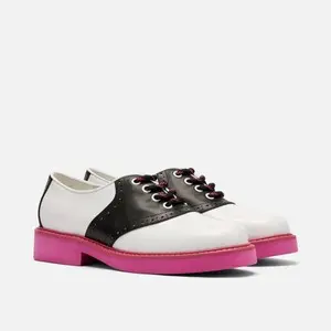 MARC NOLAN Demi Calf Leather Lug Oxfords