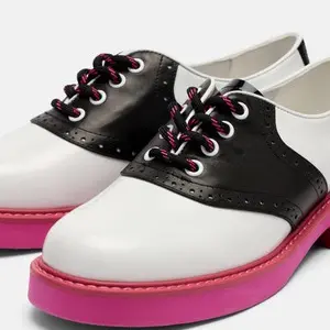 MARC NOLAN Demi Calf Leather Lug Oxfords