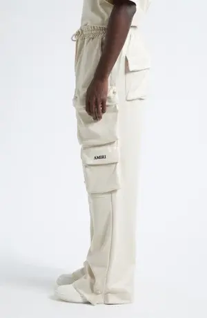 Amiri Drawstring Cargo Pants - Alabaster