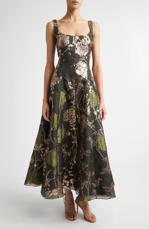 Lela Rose Metallic Cocktail Dresses