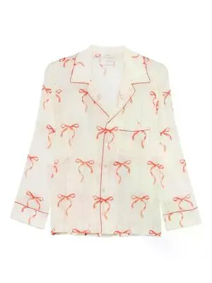 FORTE_FORTE Bow-pattern Shirt