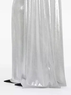 Norma Kamali Bias Wide-leg Trousers - Silver