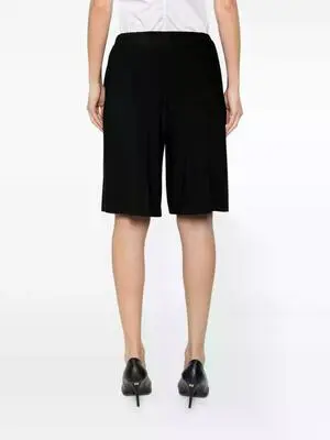 Norma Kamali Pleated Bermuda Shorts