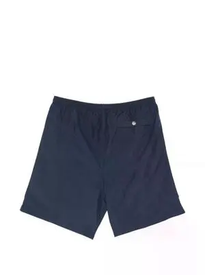 AMI Paris Logo Plain Swim Shorts - Blue
