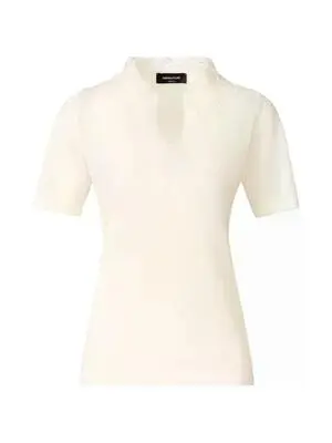 Fabiana Filippi V-neck Lace-detail Top - Neutrals