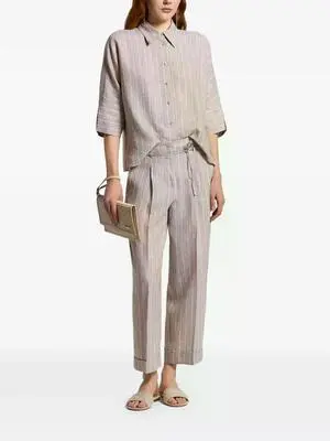 Peserico Striped Buttoned Shirt