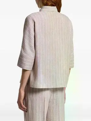 Peserico Striped Buttoned Shirt