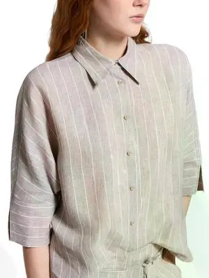 Peserico Striped Buttoned Shirt