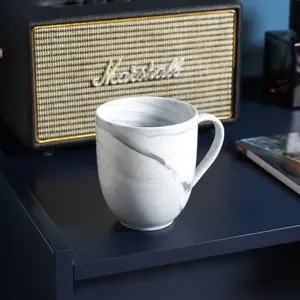 STONE + LAIN Brighton Porcelain 4-piece Mug Set - Gray