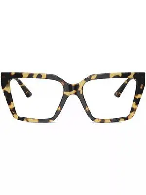 JIMMY CHOO Tortoiseshell-effect Glasses - Brown