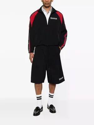 WILLY CHAVARRIA Logo-embroidered Shorts - Black