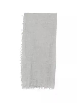 Faliero Sarti Enrica/m Frayed Scarf - Grey