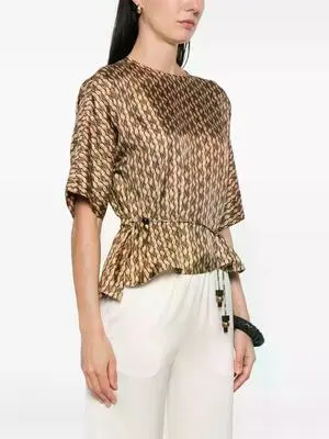 Max Mara Printed Blouse