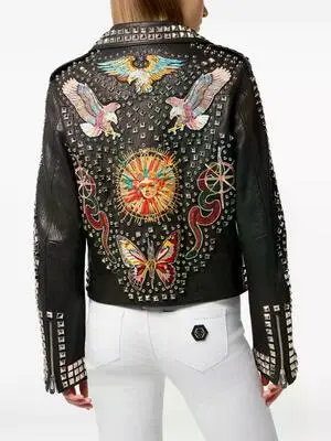 Philipp Plein Studded Embroidered Jacket