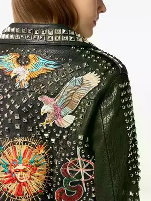 Philipp Plein Studded Embroidered Jacket