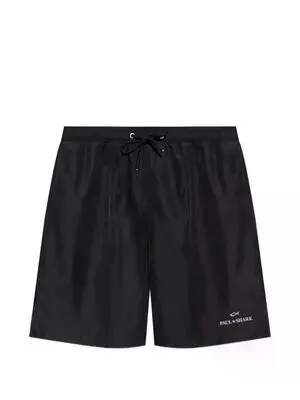 Paul & Shark Drawstring Swim Shorts Black