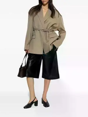GESTUZ Belted Single-breasted Blazer