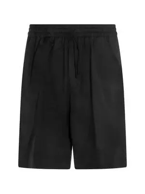 SEVEN GAUGE Wool Drawstring Shorts - Black
