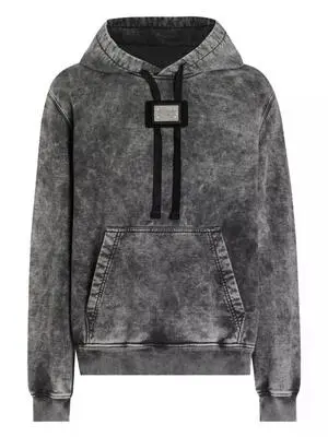 Dolce & Gabbana Logo-patch Hoodie - Grey