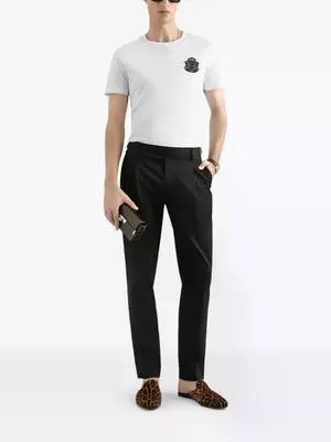Dolce & Gabbana Pleated Belted Trousers - Black