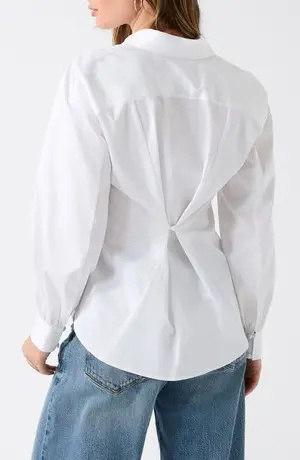 Guess Erika Stretch Cotton Poplin Button-up Shirt