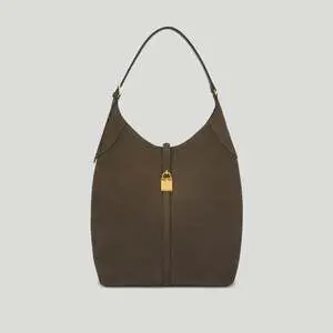 DEMELLIER Siena Bucket Bag - Hazel Suede