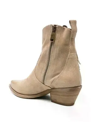 METISSE Fringed Ankle Boots