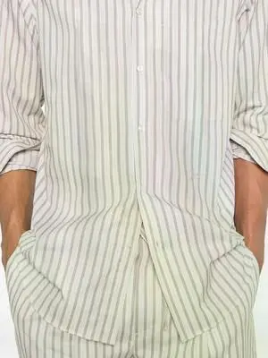 GREYED Striped Chest-pocket Shirt