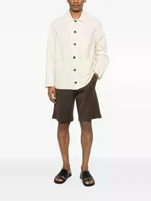 Herno Cotton Bermuda Shorts - Brown