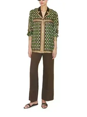Tory Burch Silk Twill Top