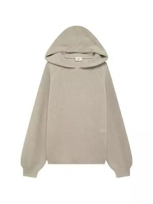 AUTRY Hooded Long-sleeve Knitwear - Grey