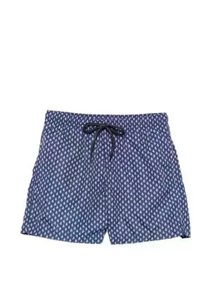 DRUMOHR Print Swim Shorts - Blue
