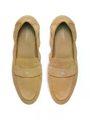 Tory Burch Appliqué Ballet Loafers - Neutrals