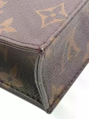 LOUIS VUITTON Monogram Petit Sac Plat Satchel 2010-2026