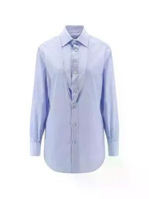 MAISON MARGIELA Cotton Shirt - Blue