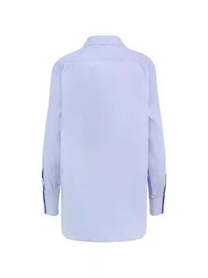 MAISON MARGIELA Cotton Shirt - Blue