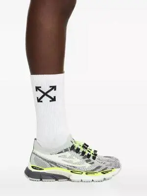 Off-White Be Right Back Knit Low-top Sneakers - Grey