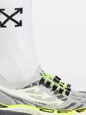 Off-White Be Right Back Knit Low-top Sneakers - Grey