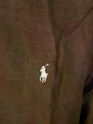 Polo Ralph Lauren Embroidered-logo Shirt - Brown