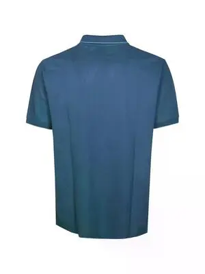 SUN 68 Contrasting-trims Polo Shirt - Blue