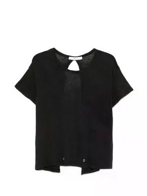 IRO PARIS Sorenza Open-back T-shirt - Black