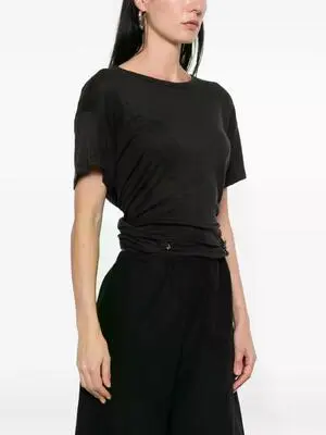 IRO PARIS Sorenza Open-back T-shirt - Black