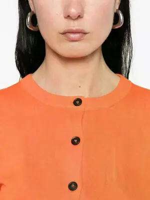 N°21 Button-up Cardigan - Orange