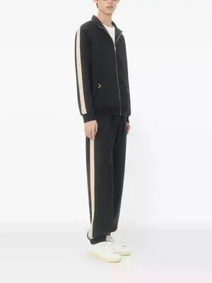 Valentino Garavani Nylon Sweatshirt With Vgold Detailing - Black
