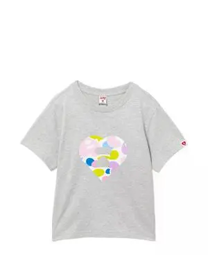 AAPE BY *A BATHING APE Heart-print T-shirt