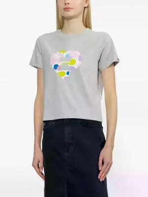 AAPE BY *A BATHING APE Heart-print T-shirt