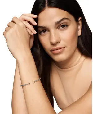 David Yurman Micro Cable Flex Bracelet - Silver