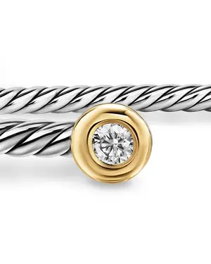 David Yurman Micro Cable Flex Bracelet - Silver