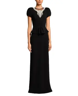 Jenny Packham Peplum Evening Dresses