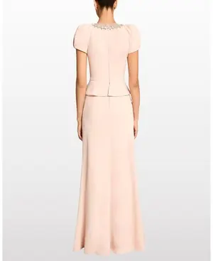 Jenny Packham Nocturne Maxi Dress - Morganite
